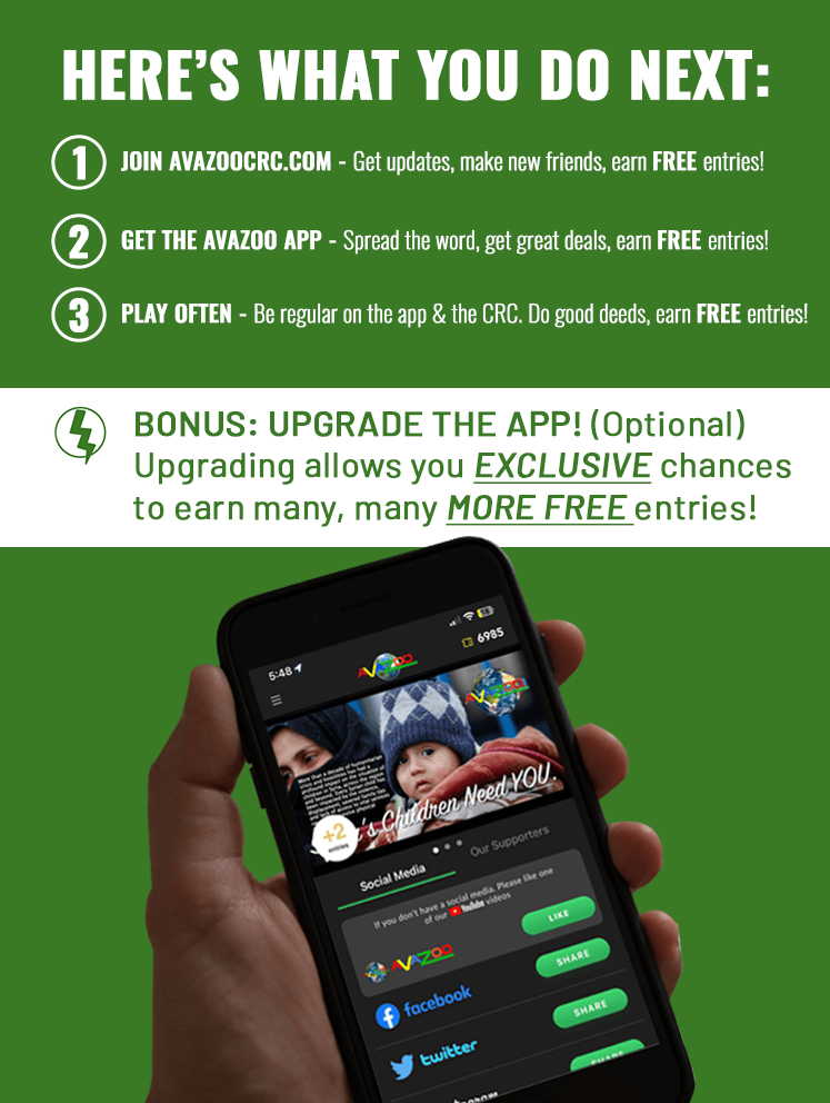 Homepage - Avazoo, Home Of The Billion Dollar Raffle